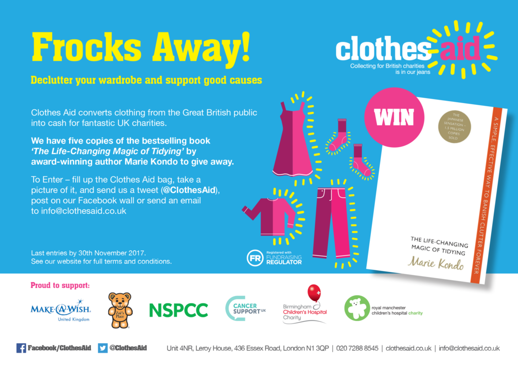 Look out for Clothes Aid and Love Your Clothes decluttering leaflets ...